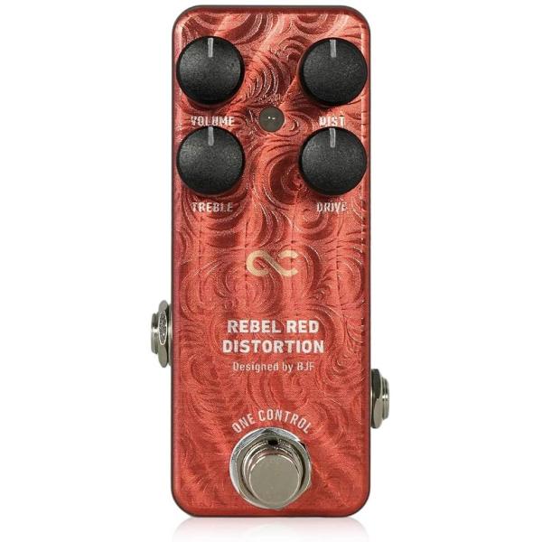 OneControlREBELREDDISTORTION4Kは、BJFの制作した名機、DynaRedDist.のカスタムバージョンを、さらに大きく発展させたペダルです。もともとはブライトなアンプとブリッジポジションのシングルコイルに合わせて...