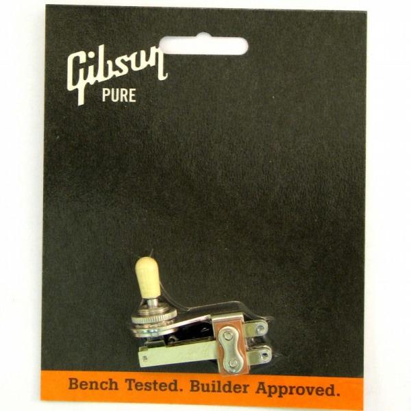 Gibson Gear Toggle Switch L-Type w/ Cream Switch Cap (PSTS-010) ギターパーツに関する注意事項・ 商品画像はイメージになります。カラー、サイズ等は商品名・商品説明文をご参照下さい...