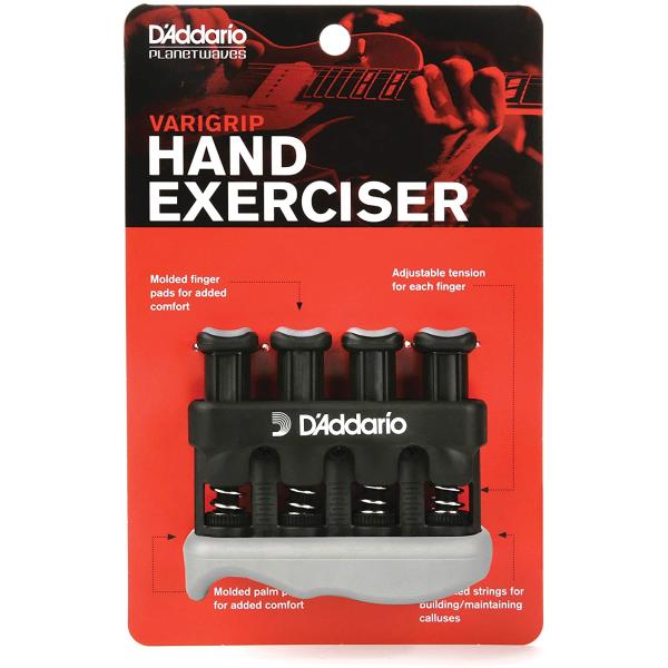 ギタープレイにはかかせない、指先のグリップ力を鍛えるためのトレーニング・ツールです。 それぞれの指に対応したピストン部にはテンション調節ネジがあり、好みの硬さにすることができます。またグリップを上下に持ち替えれば、手の平や手首のトレーニング...
