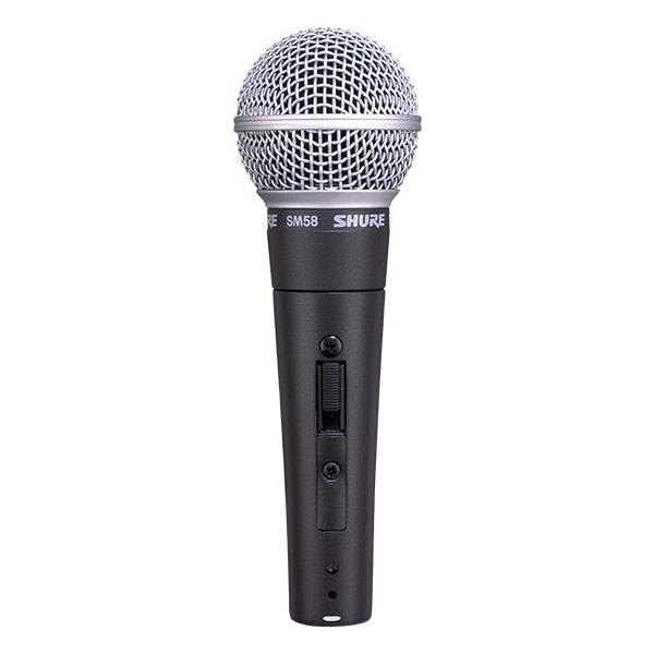 【SHURE SM58SE】信頼と実績を誇る、ダイナミック・ボーカルマイクロホンの世界標準。ボーカルの温かさと繊細さを引き出し、磨き抜かれた音質と高い信頼性を誇る、ダイナミック・マイクロホン。【仕様】●指向特性：カーディオイド●周波数特性：...