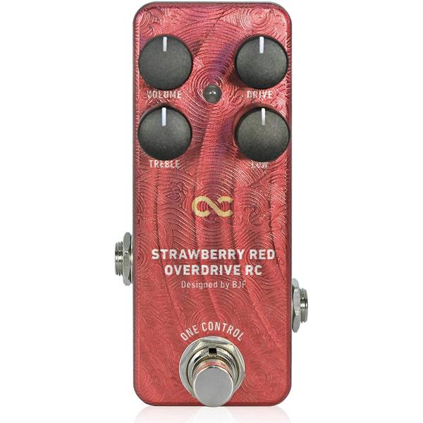One Control STRAWBERRY RED OVERDRIVE RCは、人気の定番オーバードライブ、STRAWBERRY RED OVERDRIVE 4Kを発展させ、よりモダンでクリアなトーンを生み出すことのできるBJFによるモデ...