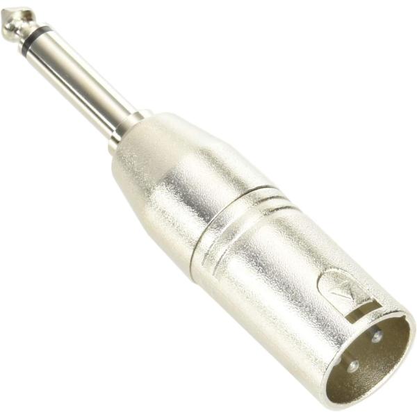 メタルBODY仕様のオーディオ変換用プラグXLR(M) - Phone(M) ※( )内…M=オス/F=メスマイク・ケーブルからモノラル標準プラグへ変換マイクや器材関係に必要なバランス系メーカー側の意匠変更により、予告なく外観上のデザイン・...