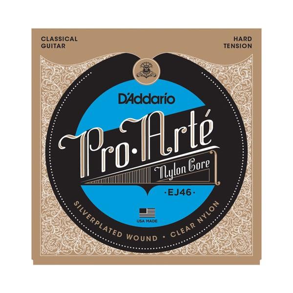 【メール便発送、代引き不可】 【D'Addario(ダダリオ)】クラッシックギター弦 EJ-46ハードテンション ゲージ【.0285 .0327 .0410 .030 .036 .044】