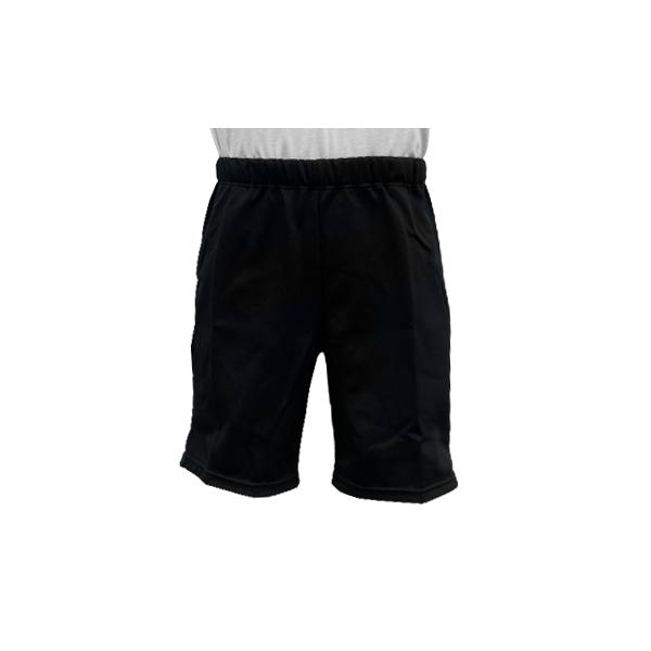 KANKOのクォーターパンツ左右にポケット付き。タグに名前が記入できます。生産地：日本素材：ポリエステル95％・綿5％カラー：黒（JP2438）サイズ（身長／ウエスト）ＳＳ（身長：155〜165　ウエスト：66〜74）Ｓ（身長：160〜17...