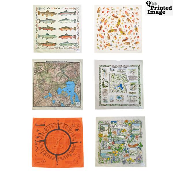 Printed image社(ザ プリンテッド イメージ)は刺繍でカスタマイズしたトートバッグや高品質シルクプリントのバンダナやTシャツが人気を博し、1980年創立以来、そのオリジナリティのあるデザインと品質で、世界中から評価されているバン...