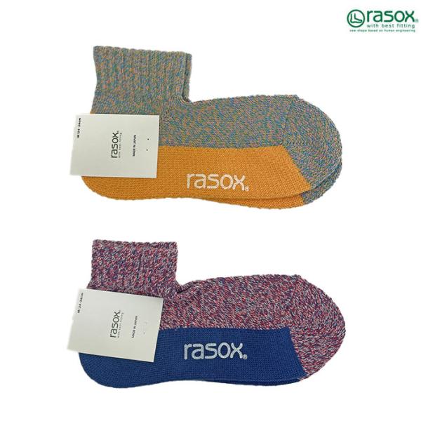 足の形状にあわせ踵部も深く編み込んでいるので足裏面を引き伸ばさず、スニーカータイプのアンクル丈でもズレを抑えています。締めつけ、ズレを気にすることなく、足元から快適な運動をサポートします。発色の美しい綿100%のコーマ糸を彩り豊かにブレンド...