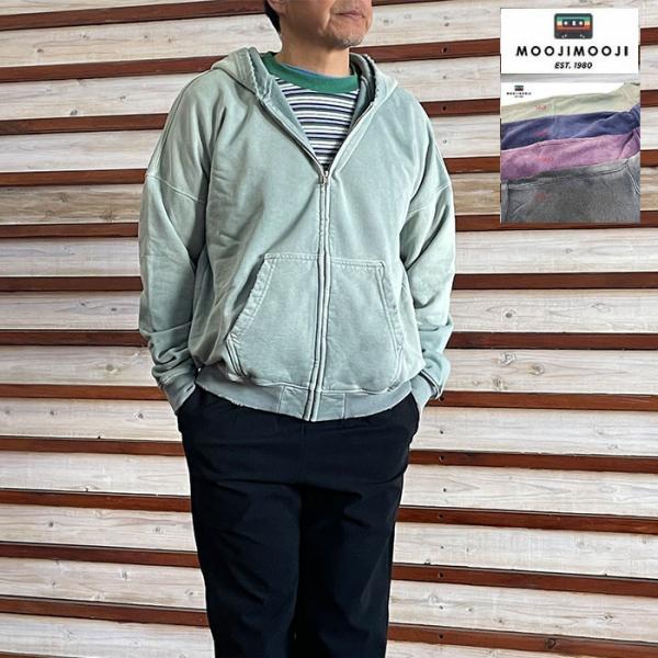 MOOJI MOOJIは1980年創業のLA,Down Townの縫製工場が、2020年7月4日アメリカ独立記念日からスタート。デザイナーは、Gary Kenji Kim。大量生産では出せない手作り感と、リアル古着感にこだわって生産していま...