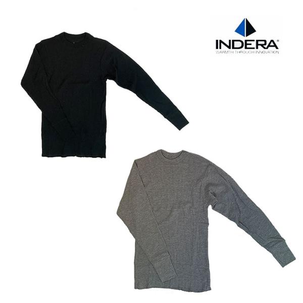 INDERA MILLSから100%コットンのへヴィーウェイトサーマル。ワッフル形状に編まれた素材はその凹凸に、体温で暖まった空気を蓄えることで高い保温性を生み出します。 良質な綿を使用しているため着心地も快適です。胴体部分は、サイドの縫い...