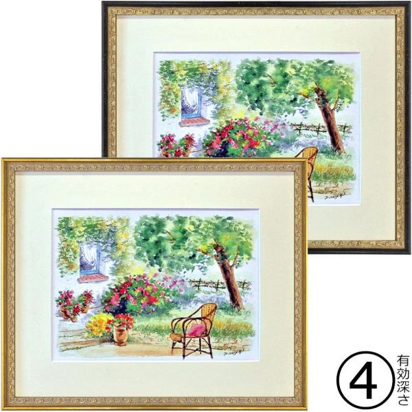 彫模様の内側と、丸く盛り上がった外側の形状が対比される、細身ながらもゴージャスに魅せる一般額です。点々としたアンティーク調の汚しの入った、Gブラック、ゴールドからお選びください。グリーンエンボスの紙製の裏板で、軽量化にもこだわりました。一般...