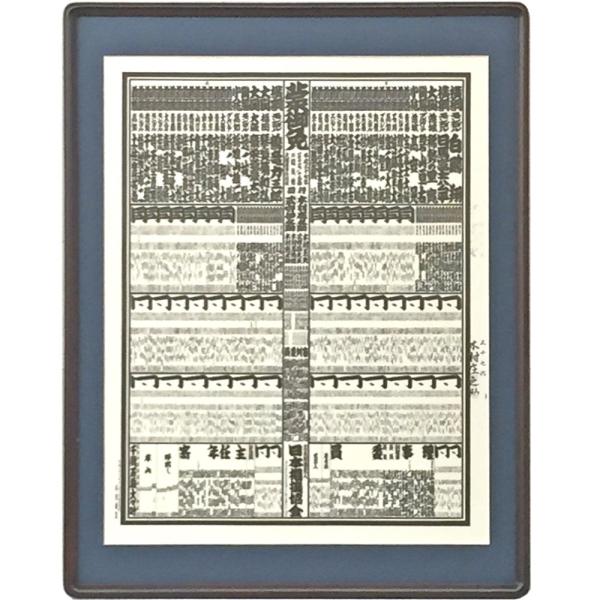 番付表が飾れる、番付表に合わせたマットが付属する一般額。和風を強調する隅丸和額で、番付表にはまさにぴったりです。個性的な上マットのラインナップからマット色をお選びください。フレームは木地目を活かした色合いのため、ロットにより色合いが異なりま...