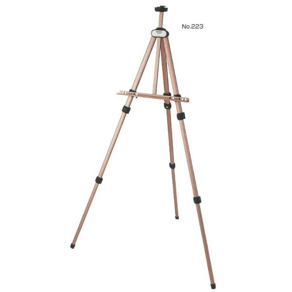 アルミ製・角型・3段式（袋付）使用高さ/ 126.5cm最小長さCloses / 58.2cm制作可能寸法 / F20タテ最大使用寸法 / F40ヨコ重量 / 1.03kg※幅広の画布押えと、作品の厚み調節が出来る画布受けで安定した作業性。...