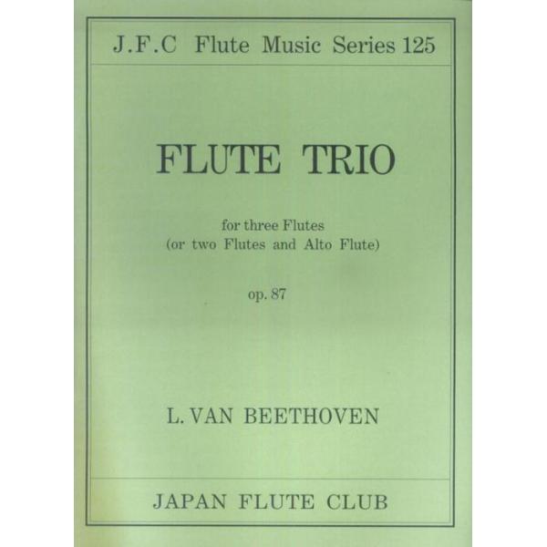 関連words：日本フルートクラブ/フルート・トリオ OP.87 <for 3 Flutes>