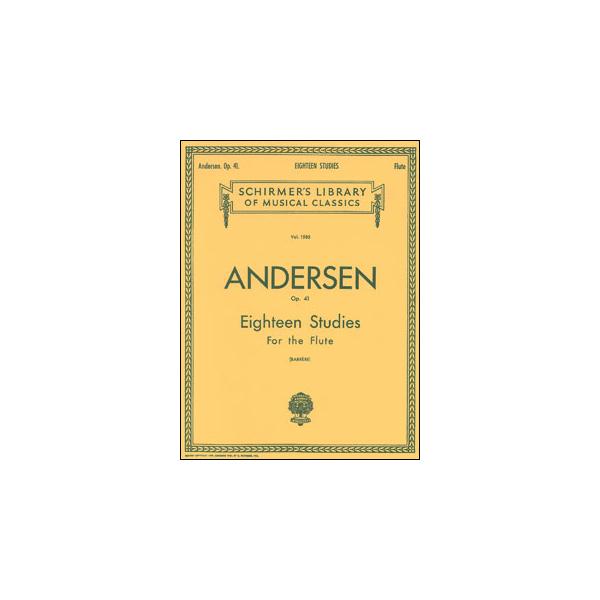 関連words：G. Schirmer/Eighteen Studies for Flute Op.41　フルートのための18の練習曲 作品41