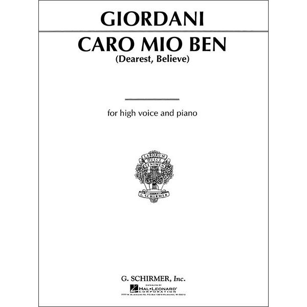 関連words：G. Schirmer/カロ・ミオ・ベン（愛しい人よ）