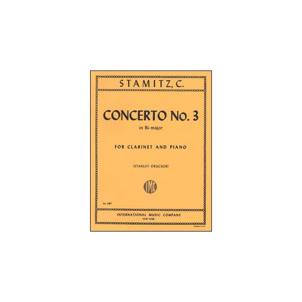 関連words：International Music Company/Concerto No. 3 in Bb Major  クラリネット協奏曲 第3番 変ロ長調