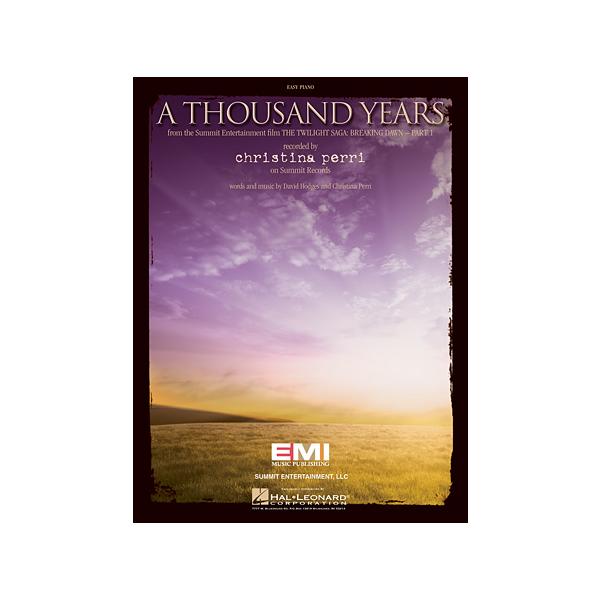 関連words：Hal Leonard/サウザンド・イヤーズ