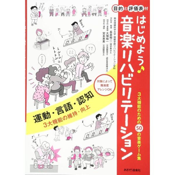 関連words：あおぞら音楽社/■【Part A：音楽リハビリの対象】/［１］音楽とリハビリテーション/音楽リハビリとは/１）音楽の働き/２）音楽リハビリの対象と適応/［２］音楽リハビリの対象となる機能障害と評価方法/１．様々な機能障害に対...