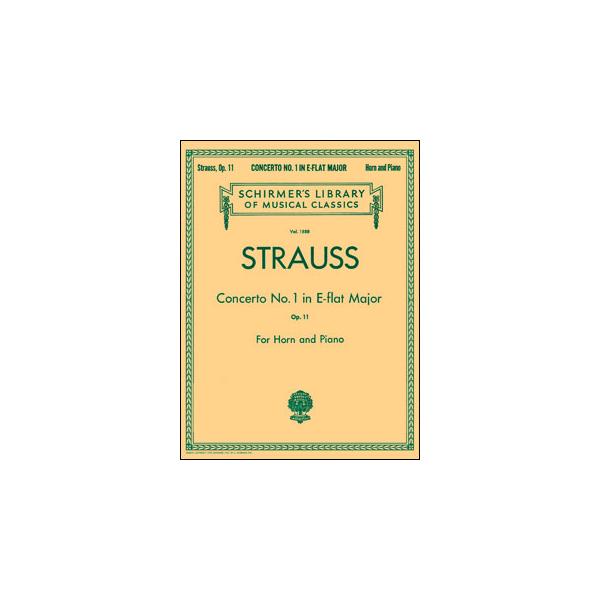 関連words：G. Schirmer/ホルン協奏曲 第1番 変ホ長調 Op. 11 (Horn Concerto No. 1 in E Flat Major Op. 11)