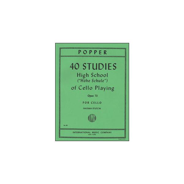 関連words：International Music Company/第１番〜第４０番　40 Studies (High School of Cello Playing) Op. 73- No. 1〜No. 40