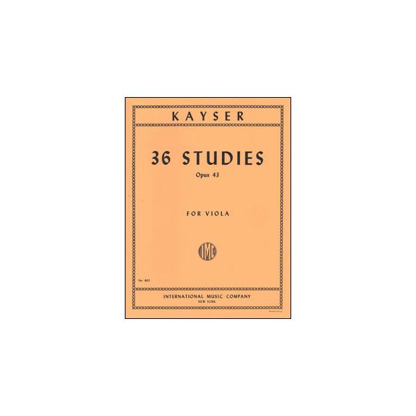 第1番〜第36番【出版社：International Music Company】