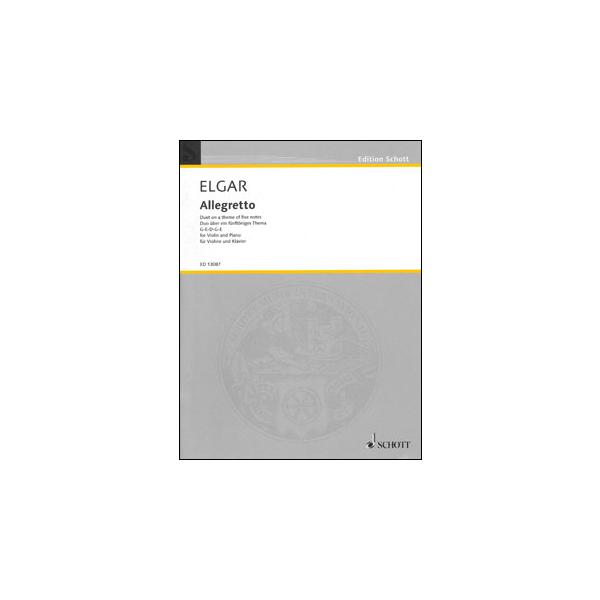 関連words：SCHOTT/G. E. D. G. E. の5音によるアレグレット