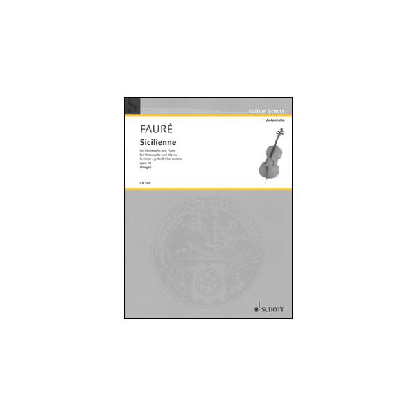 関連words：SCHOTT/シシリエンヌ 作品78 ト短調    Sicilienne Op. 78 in G minor