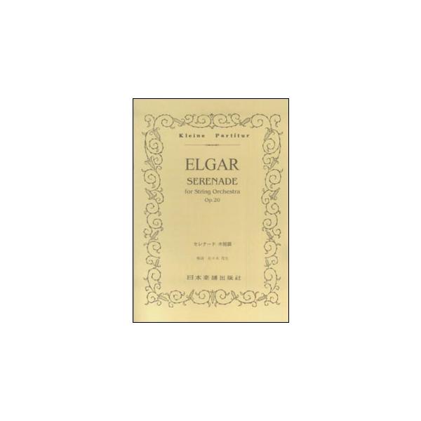 関連words：日本楽譜出版社/弦楽のためのセレナード ホ短調 Op.20