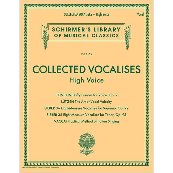 関連words：G. Schirmer/50の練習曲 第1番〜第50番　Fifty Lessons for Voice Op. 9- No. 1〜50（コンコーネ作曲）/20の日課練習曲 第1番〜第20番　The Art of Vocal ...