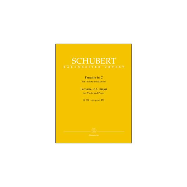 関連words：BARENREITER/幻想曲 ハ長調 D934-Op. post. 159