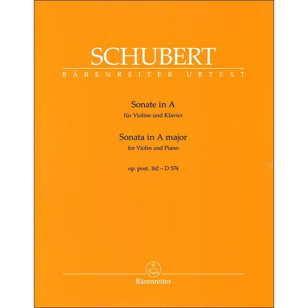 関連words：BARENREITER/ヴァイオリン・ソナタ イ長調 Op. 162 D 574