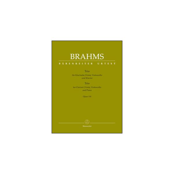 関連words：BARENREITER/クラリネット三重奏曲 Op. 114