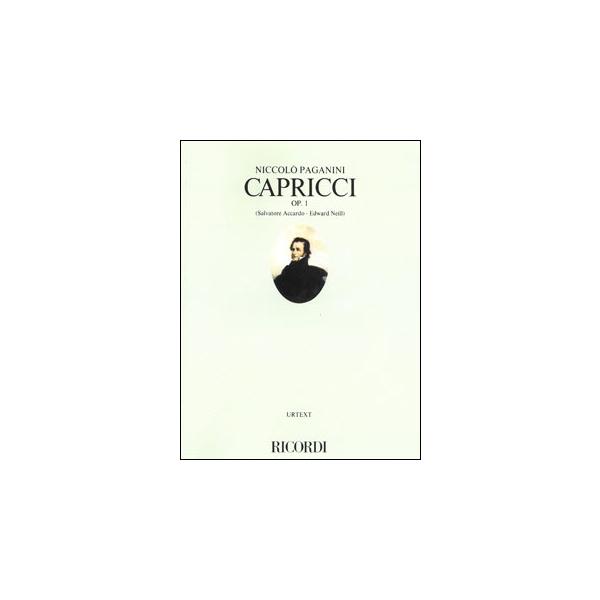 関連words：RICORDI/第1番　24 Capricci Op. 1- No. 1/第2番　24 Capricci Op. 1- No. 2/第3番　24 Capricci Op. 1- No. 3/第4番　24 Capricci O...