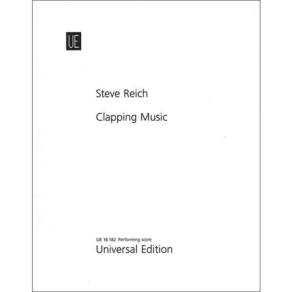 関連words：Universal Edition/手拍子の音楽　Clapping Music (for two performers)