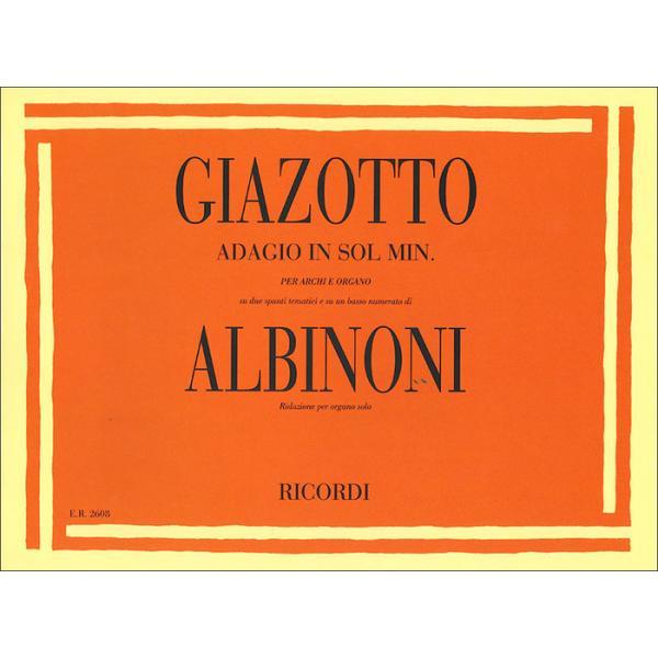 関連words：RICORDI/アダージョ　ト短調