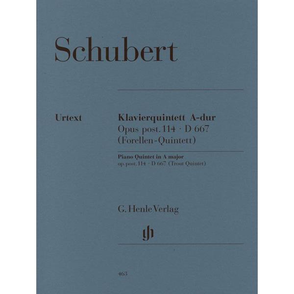 Quintett A-dur op. post. 114 D 667 fur Klavier, Violine, Viola, Violoncello und Kontrabass (Forellenquintett)