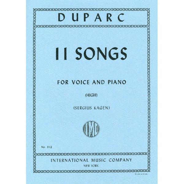 フィディレ/旅への誘い/フィレンツェのセレナード/恍惚/ロズモンドの館/嘆き/遺書/悲しい歌/悲歌/ため息/前世