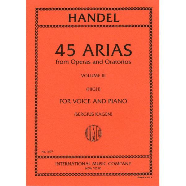 Alma mia 「フロリダンテ」より 愛する人/Affanni del pensier 「オットーネ」より 苦しい思いよ/Amor commanda 「フロリダンテ」より 「エジプトのイスラエル人」より 主よ、汝に感謝す/Dank sei...