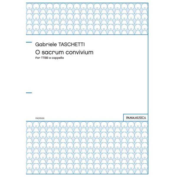 ISBN：9784866041513O sacrum convivium for TTBB a cappella【出版社：パナムジカ】