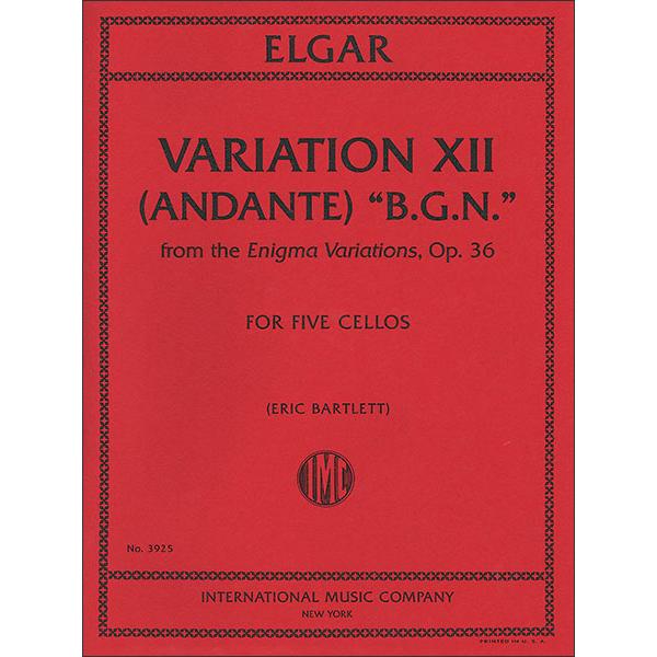 エニグマ変奏曲 Op. 36  第12変奏 アンダンテ 「B.G.N.」