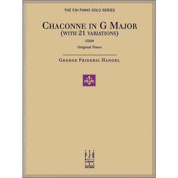 シャコンヌ ト長調 G229 (21の変奏曲付)