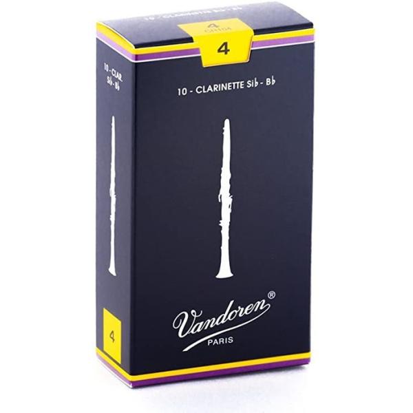 Vandoren/バンドーレン/CR104/長年にわたって高い評価を得ている一番幅広く使われているリードで、どんなスタイルの音楽にも合います。主な特質は、全音域にわたりレスポンスが素晴らしく、最高音のピアニッシモでのアタックも可能です。柔軟...