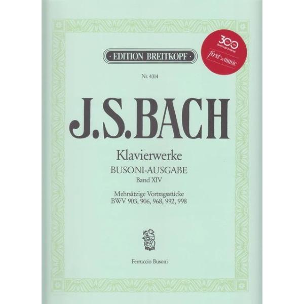 BREITKOPF ブライトコプフ(P) 【BR0A33】【収録曲】1:Chromatische Fantasie und Fuge d-moll BWV903 半音階的幻想曲とフーガ ニ短調 BWV 903/2:Capriccio ube...