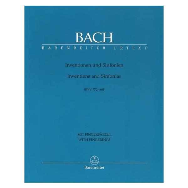 BARENREITERベーレンライター原典版(P) 【BA0A26】【収録曲】1:Inventio 1 C-Dur BWV772/インヴェンション 第1番 ハ長調 BWV772/2:BWV772a/BWV772a 三連音符ヴァージョン（後年...