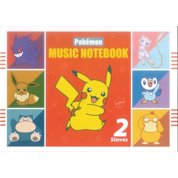 （株）ドレミ楽譜出版社 【9784285154221】【15422】 ピアノ等、音楽のレッスンに欠かせない楽典の学習のための五線ノートです。導入期の幼児・児童に使いやすい、幅の広い五線で作りました。子供たちの大好きなポケモンといっしょに、の...