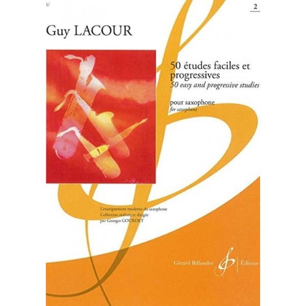 （株）ミュージックエイト 【MSOAX829】【収録曲】ＭＳＯＡＸ８２９ 輸入 50のやさしい斬新的な練習曲・第2巻（ギイ・ラクール）（アルトサックス）【50EtufrdFacilesEtProgressivesNo.2】