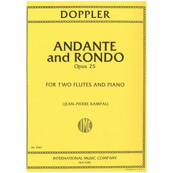 （株）ミュージックエイト 【IEFL1344】【収録曲】ＩＥＦＬ１３４４ 輸入 アンダンテとロンド・ハ長調・Op.25（フランツ・ドップラー）（フルートニ重奏＋ピアノ）【AndanteandRondoinCmajorOpus25】
