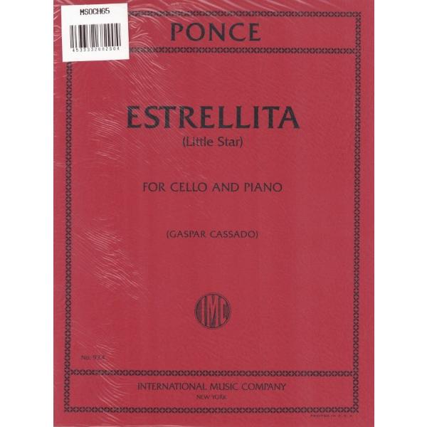 （株）ミュージックエイト 【MSOCH65】【収録曲】ＭＳＯＣＨ６５ 輸入 エストレリータ（マヌエル・ポンセ）（チェロ+ピアノ）【Estrellita】