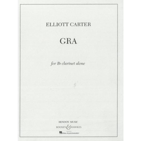 （株）ミュージックエイト 【MSOCL2149】【収録曲】ＭＳＯＣＬ２１４９ 輸入 GRA（エリオット・カーター）（クラリネット）