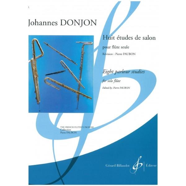 （株）ミュージックエイト 【MSOFL4275】【収録曲】ＭＳＯＦＬ４２７５ 輸入 8つのサロン・エチュード（ヨハネス・ドンジョン）（フルート）【HuitEtudesdeSalon】