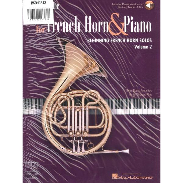 （株）ミュージックエイト 【MSOHR813】【収録曲】ＭＳＯＨＲ８１３ 輸入 初級者用フレンチホルン・ソロ曲集・Vol.2（ホルン）【BeginningFrenchHornSolosVolume2】